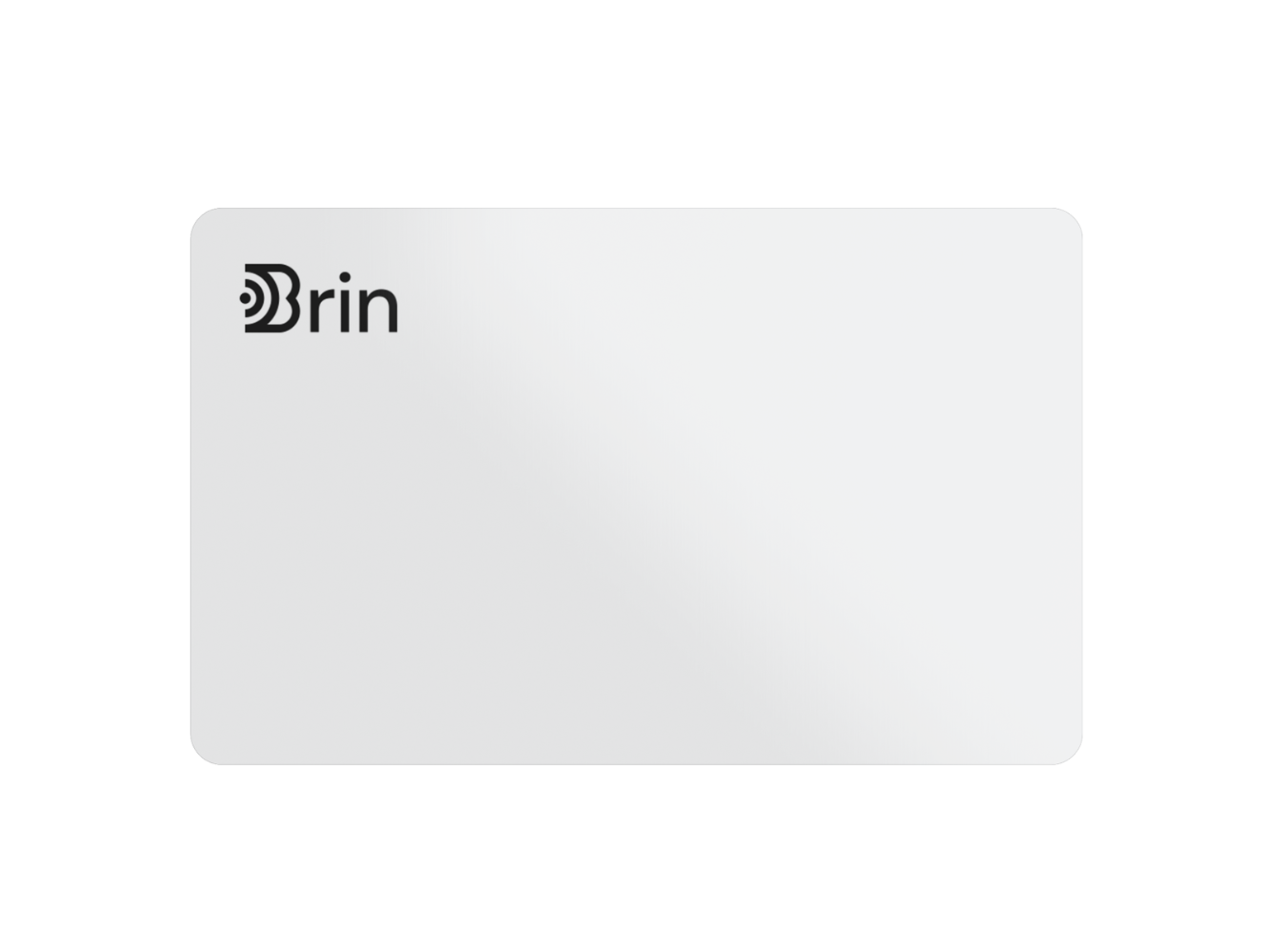 Brin Card PVC Blanca - Brin